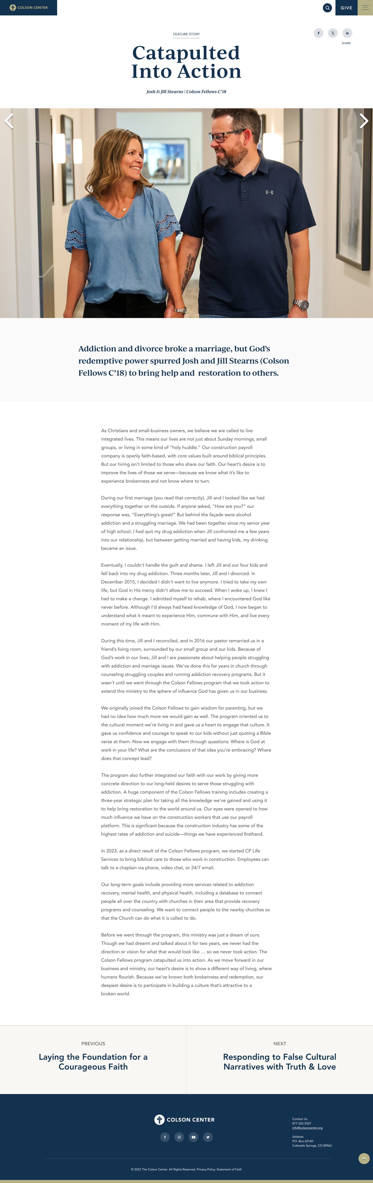 Laying the Foundation for a Courageous Faith